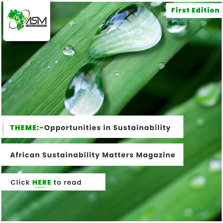 Africa Sustainability Matters – We offer a platform for all matters ...